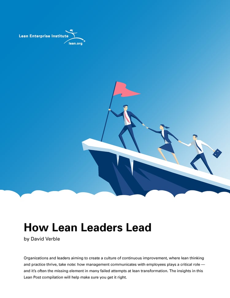 How Lean Leaders Lead