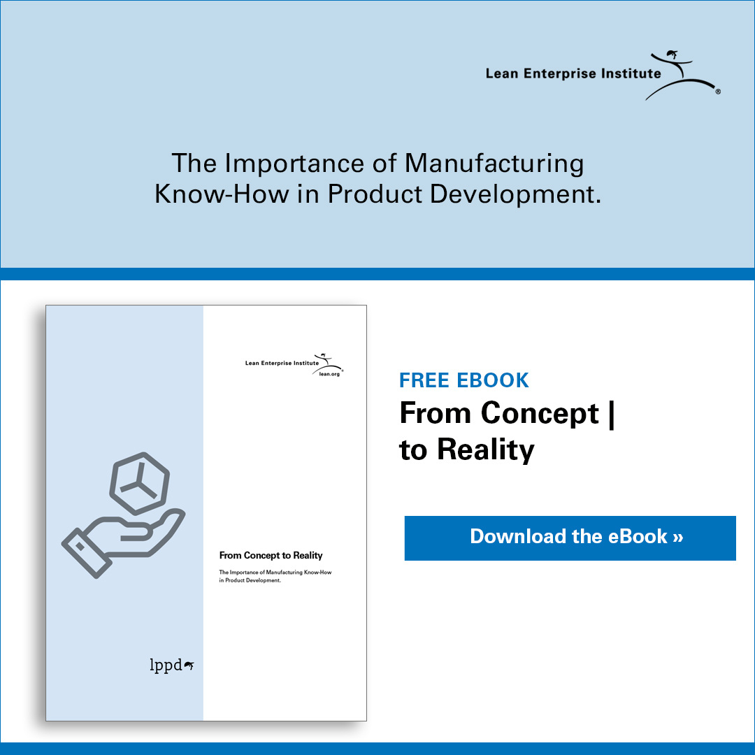 The Importance of Manufacturing Know-How in Product Development.